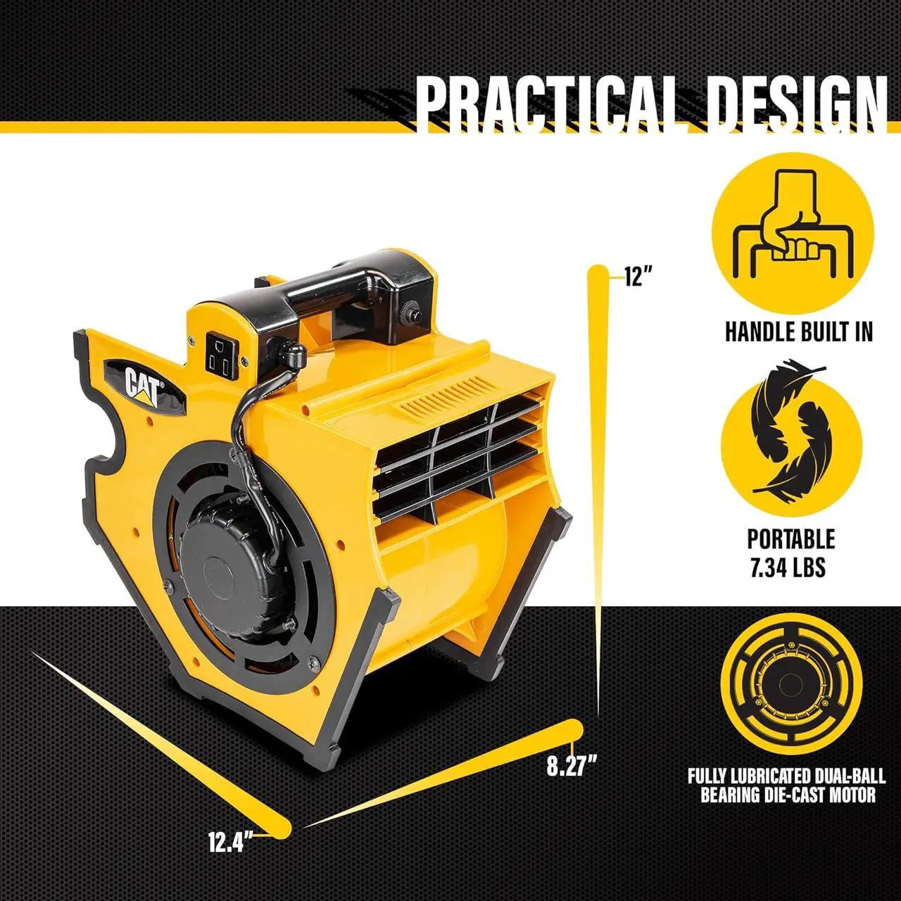 CATERPILLAR CAT B-300 High Velocity 4-Speed Blower - Newegg.com