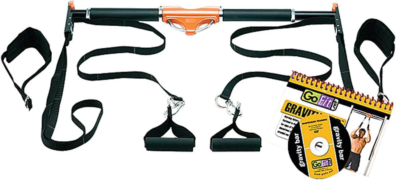 GoFit GF-GBAR Gravity Bar Weight Training System With DVD & Exercise ...