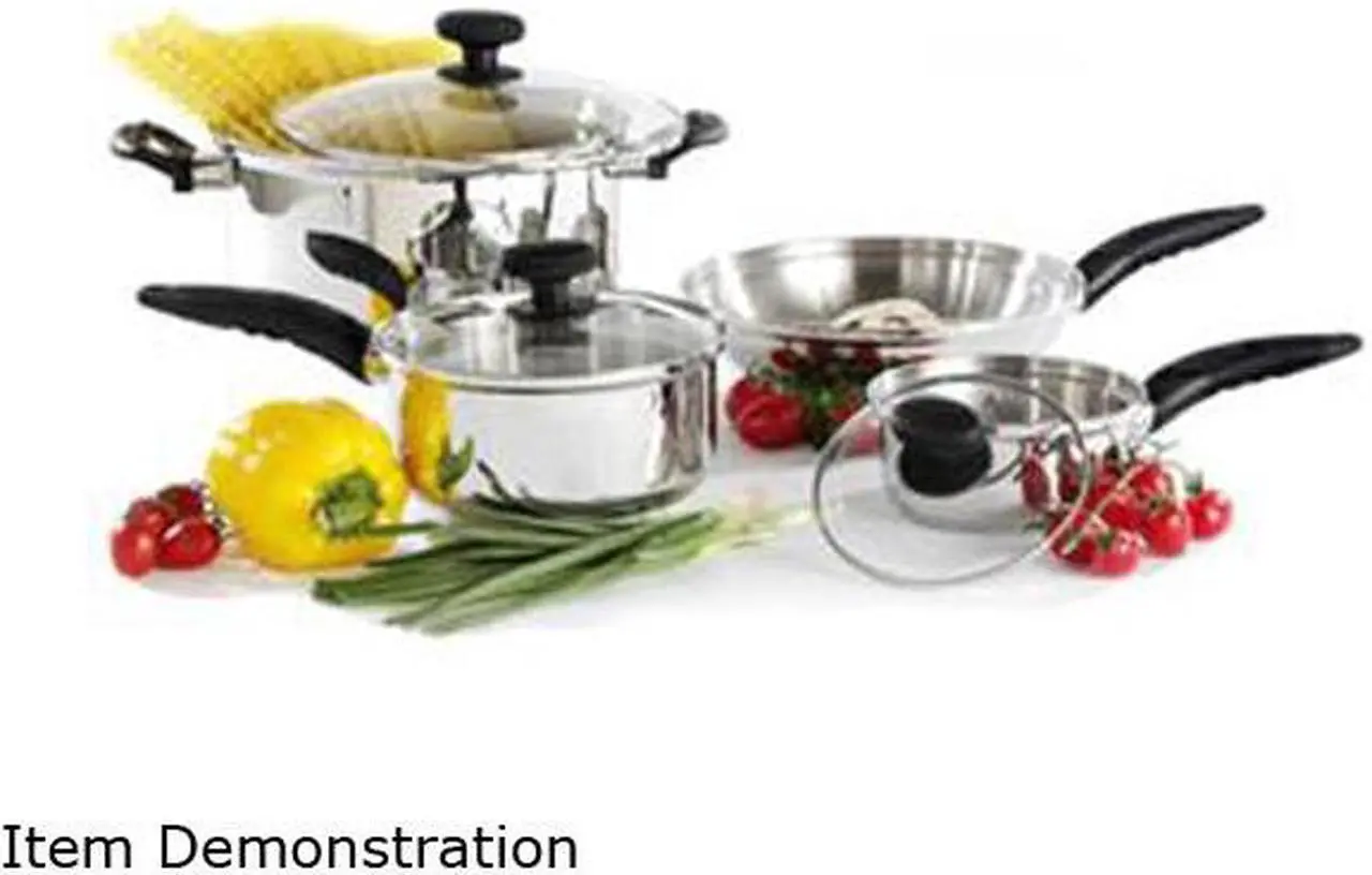 Proctor Silex 54510 Proctor Silex 7 pc. Non Stick Cookware Set Black ...