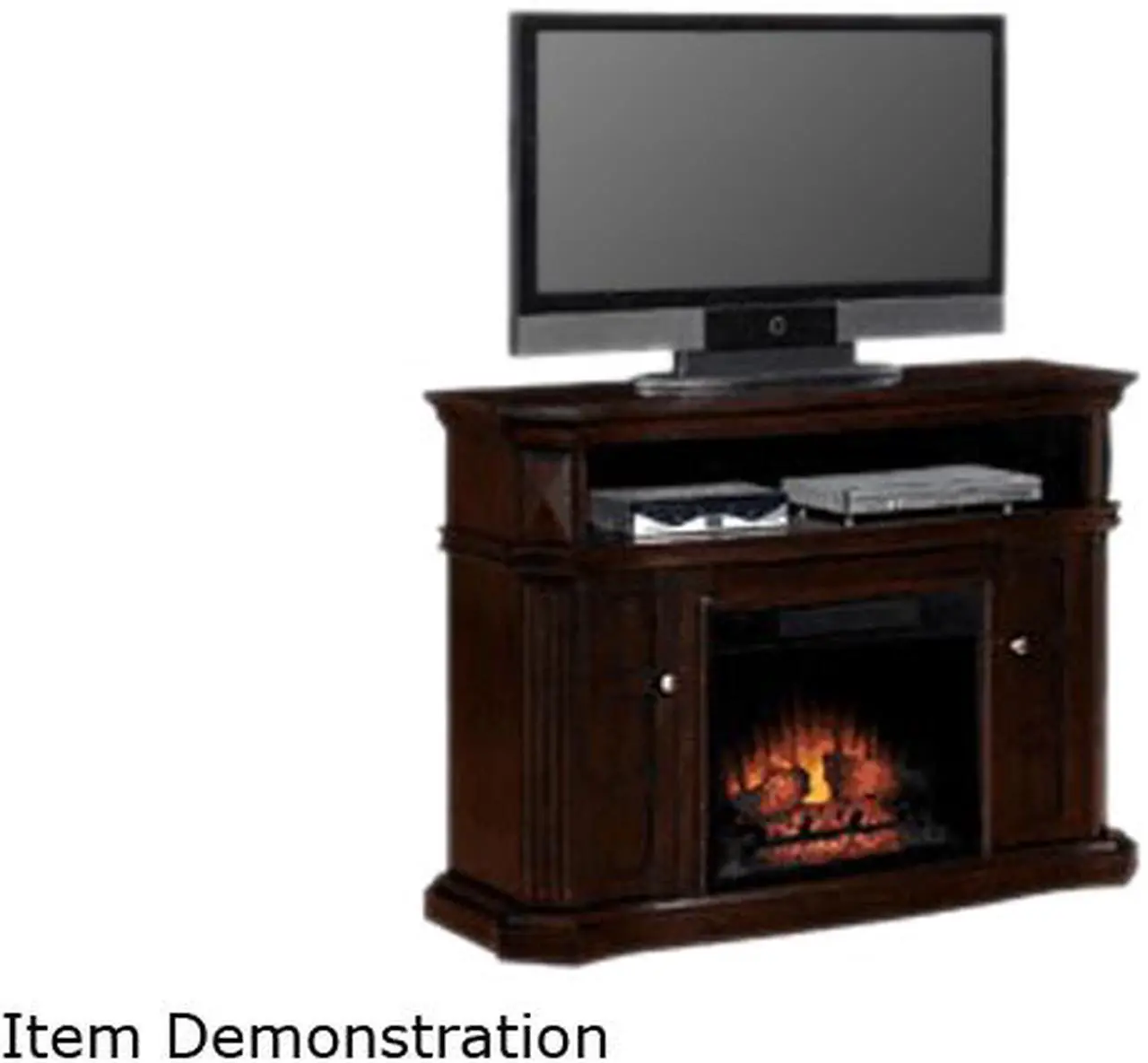 ClassicFlame Fixed Front 54" Wide with Insert, Backlit Display and ...