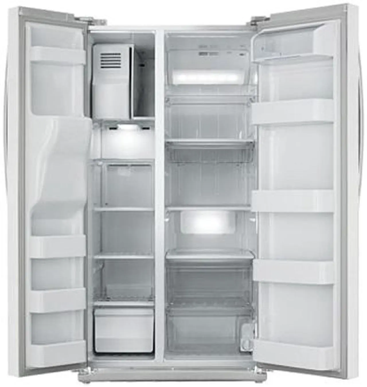 Samsung 26 cu. ft. Side by Side Refrigerator White RS263TDWP - Newegg.com