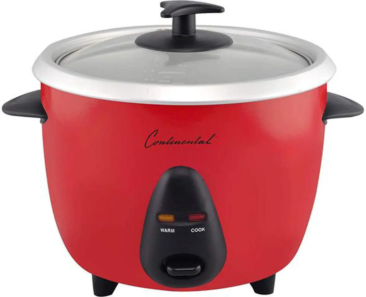 Continental Electric CE23215 Red 6-Cup (Cooked) Rice Cooker, Removable ...