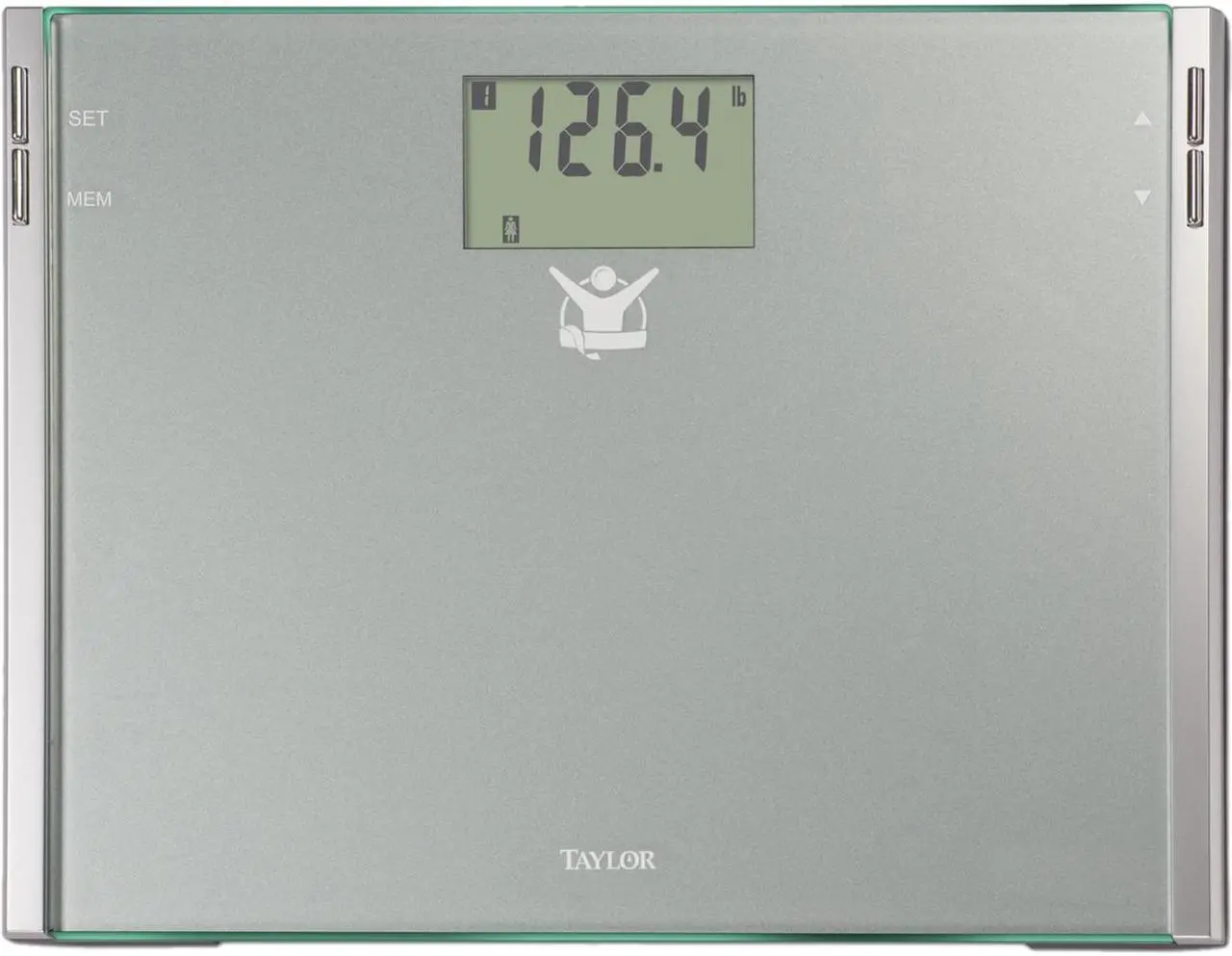 TAYLOR 7544-4102BL Biggest Loser High Tempered Glass Electronic Digital ...