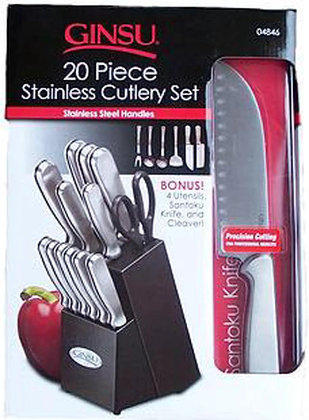 Ginsu 04846 20 Piece Stainless Traditional Set - Newegg.com