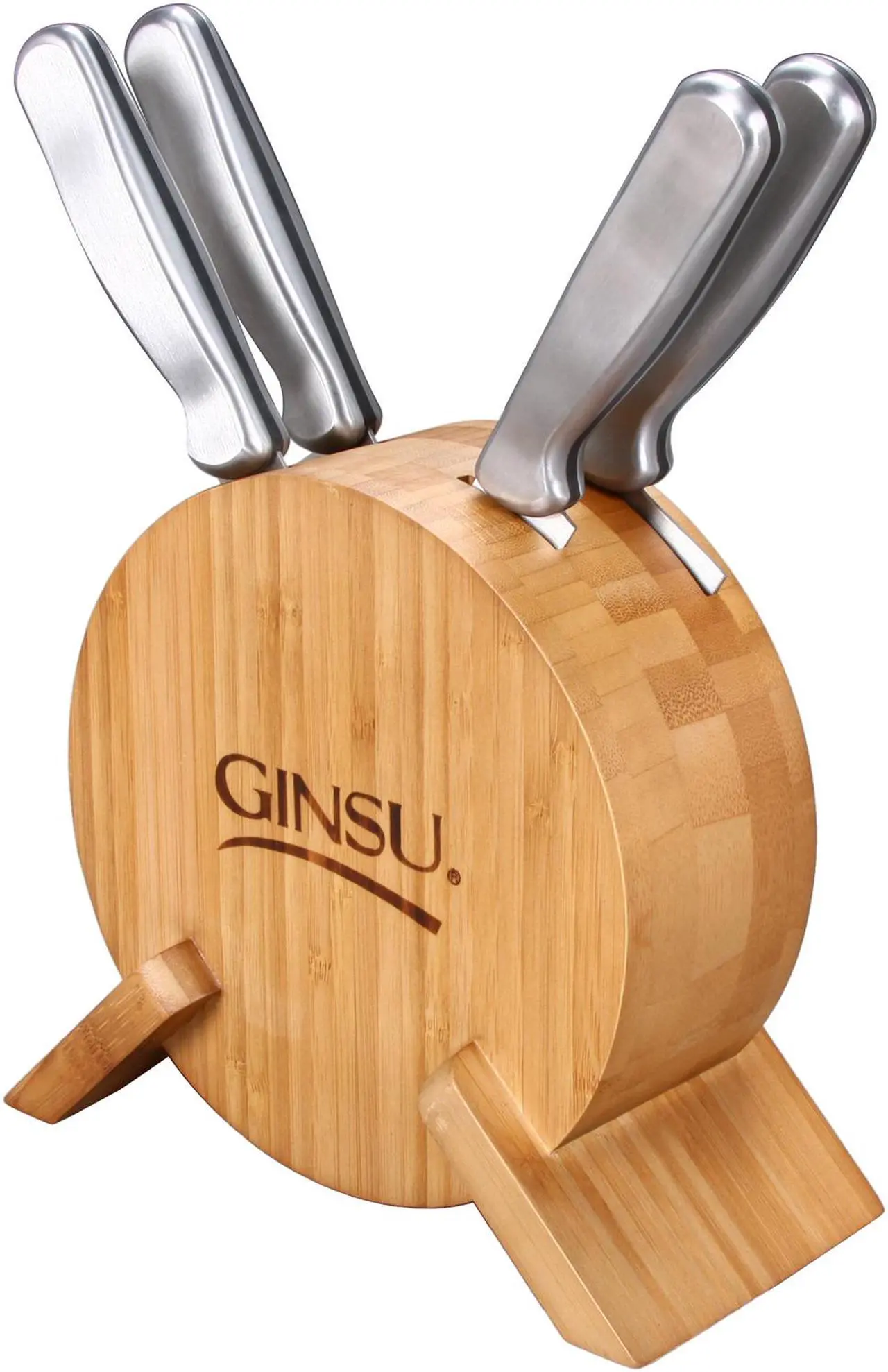 Ginsu 04886 Bamboo Series 5 Piece Prep Set - Newegg.com