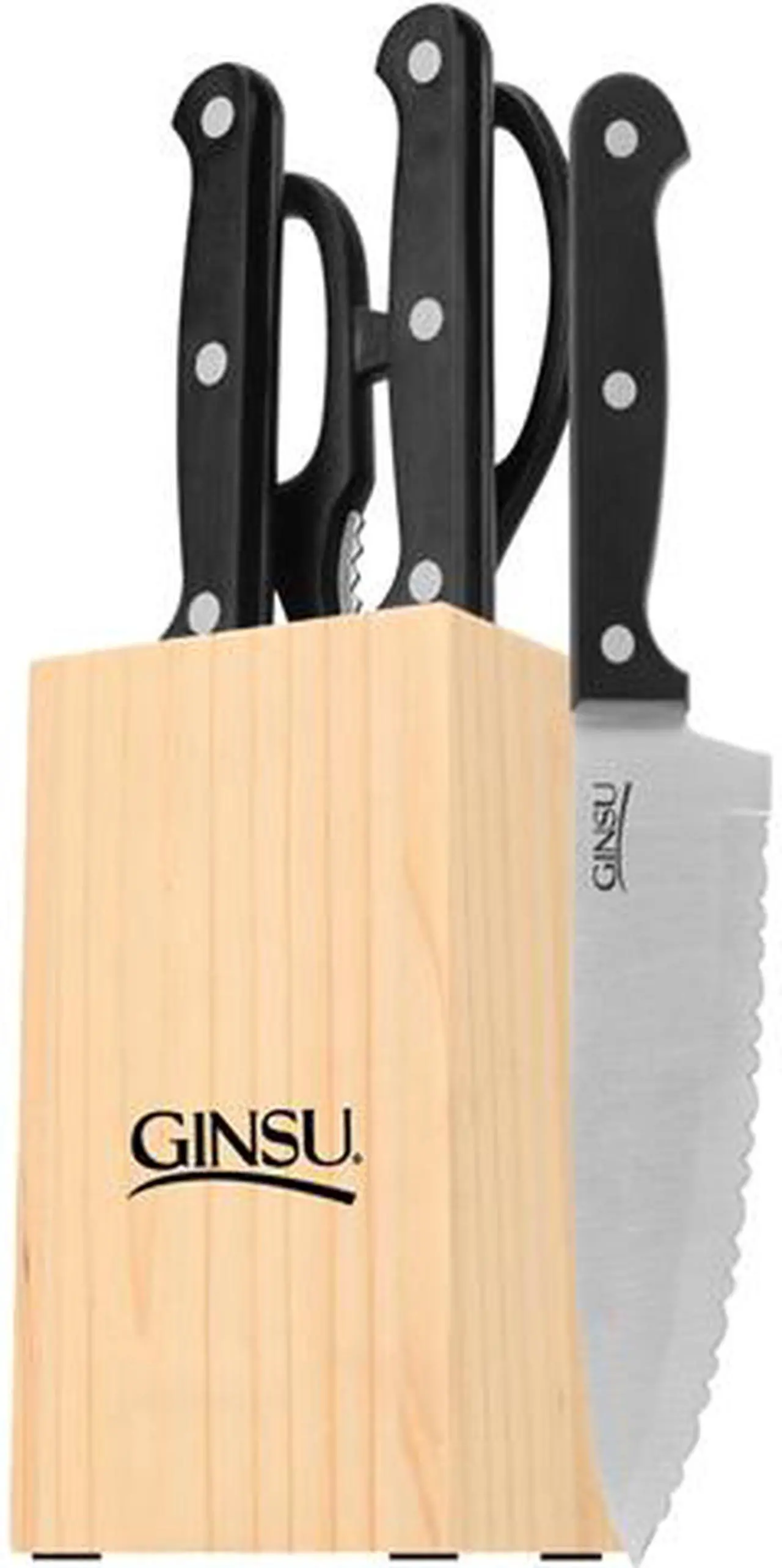 Ginsu 05155 Essential Series 5 Piece Prep Set - Newegg.com
