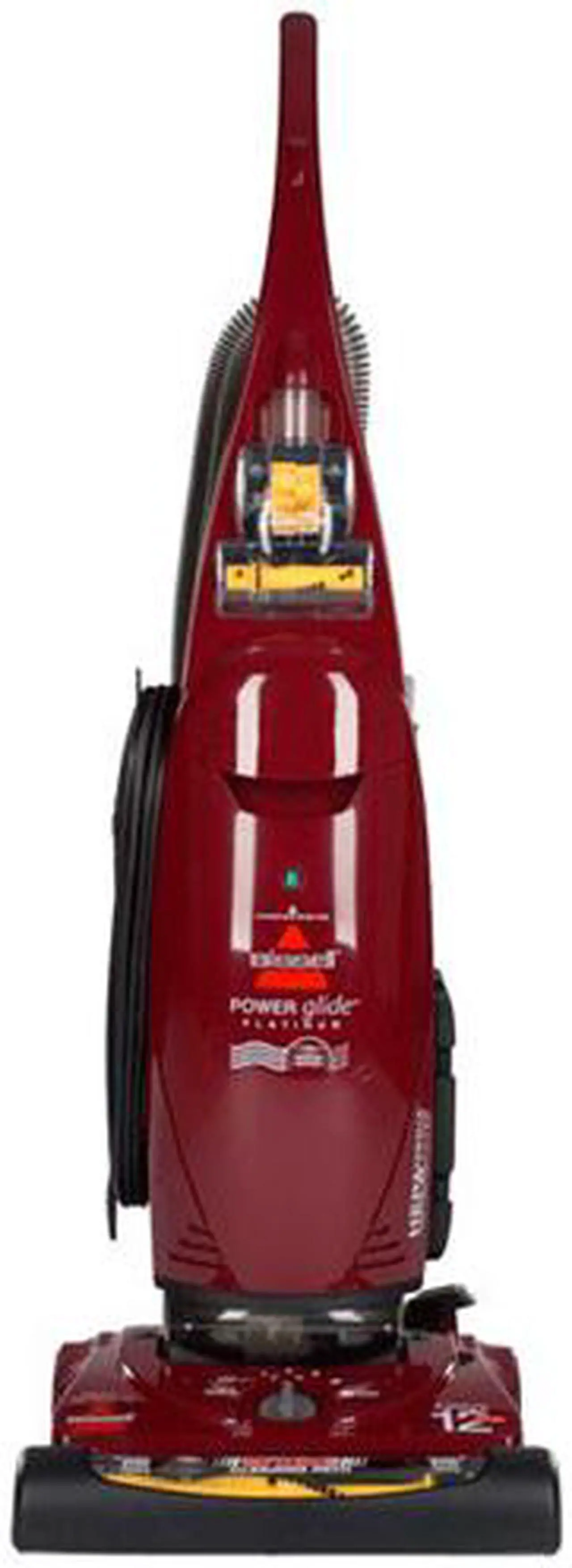 BISSELL 35452 PowerGlide Platinum Bagged Upright Vacuum Wine Red ...