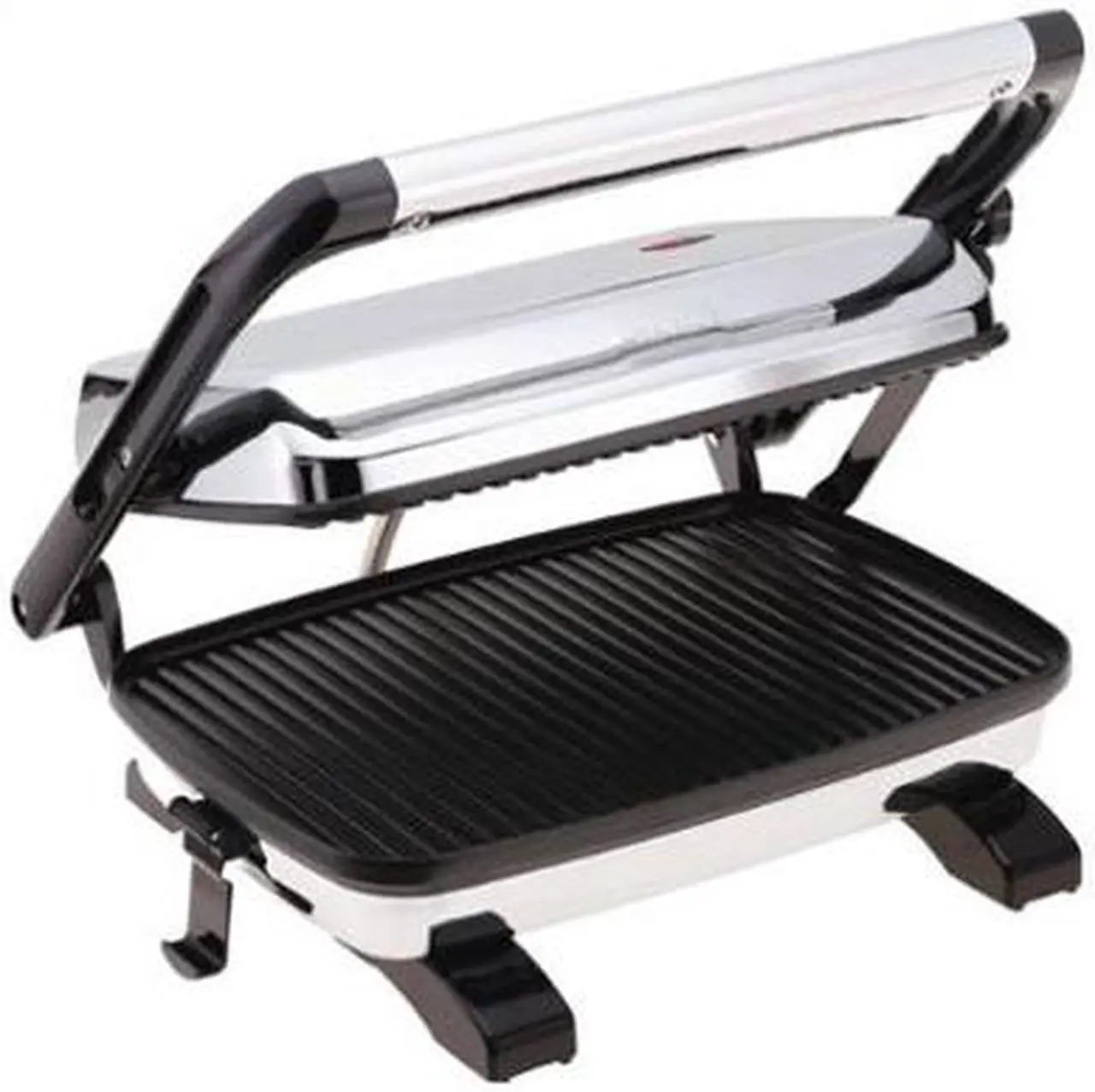 Hamilton Beach 25450 Silver Panini Press Gourmet Sandwich Maker ...