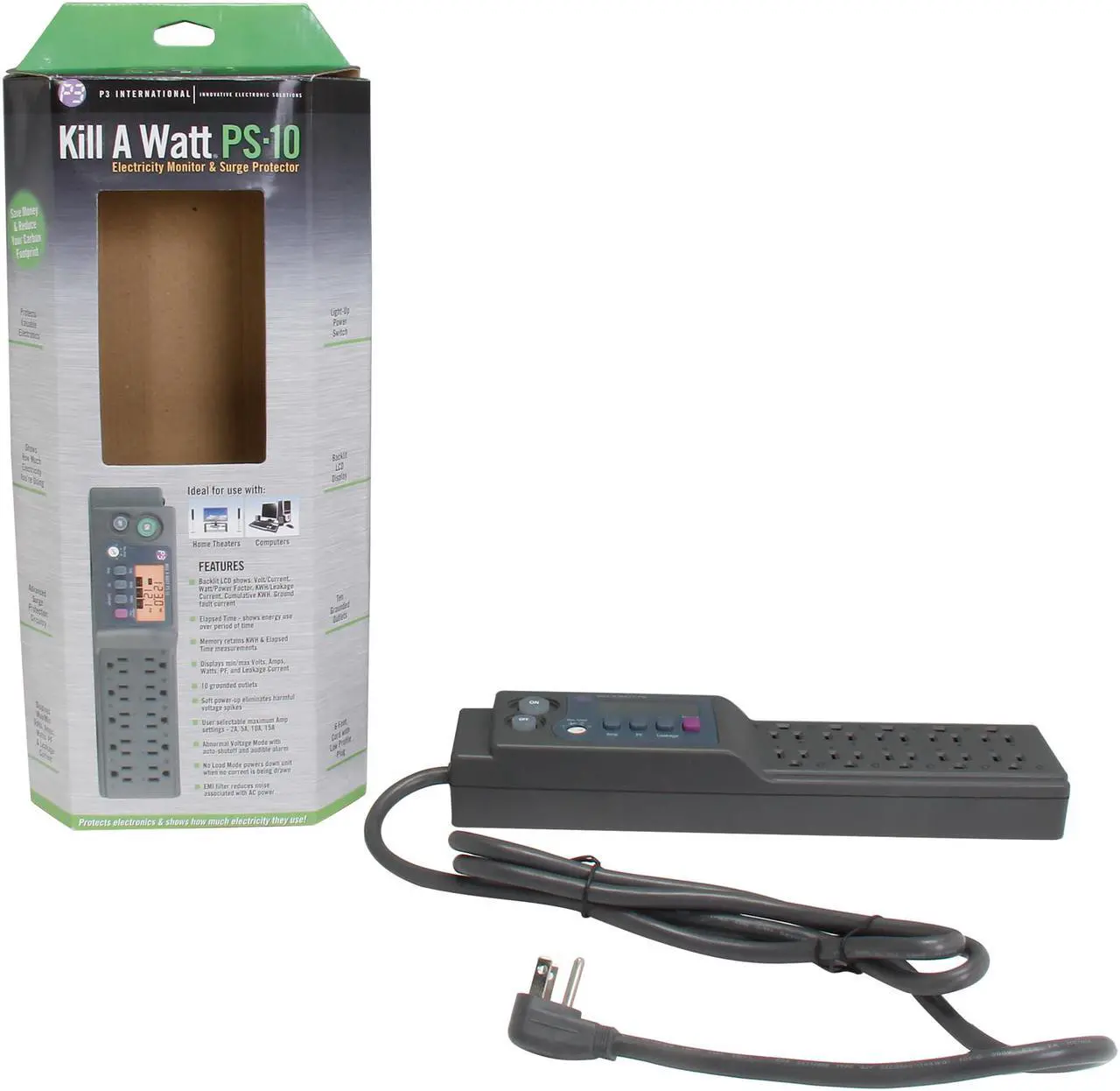 P3 International P4330 6 Feet Kill A Watt PS-10 - Newegg.com
