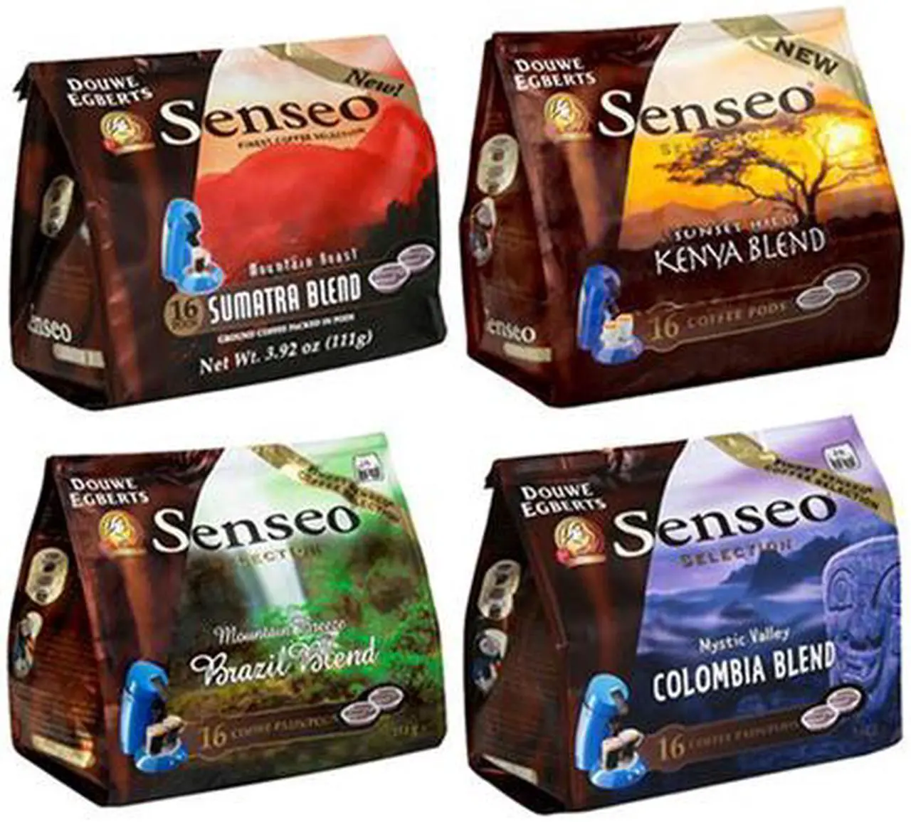 Douwe Egberts 90761-6 Senseo Varity Pack Coffee Pods - Newegg.com