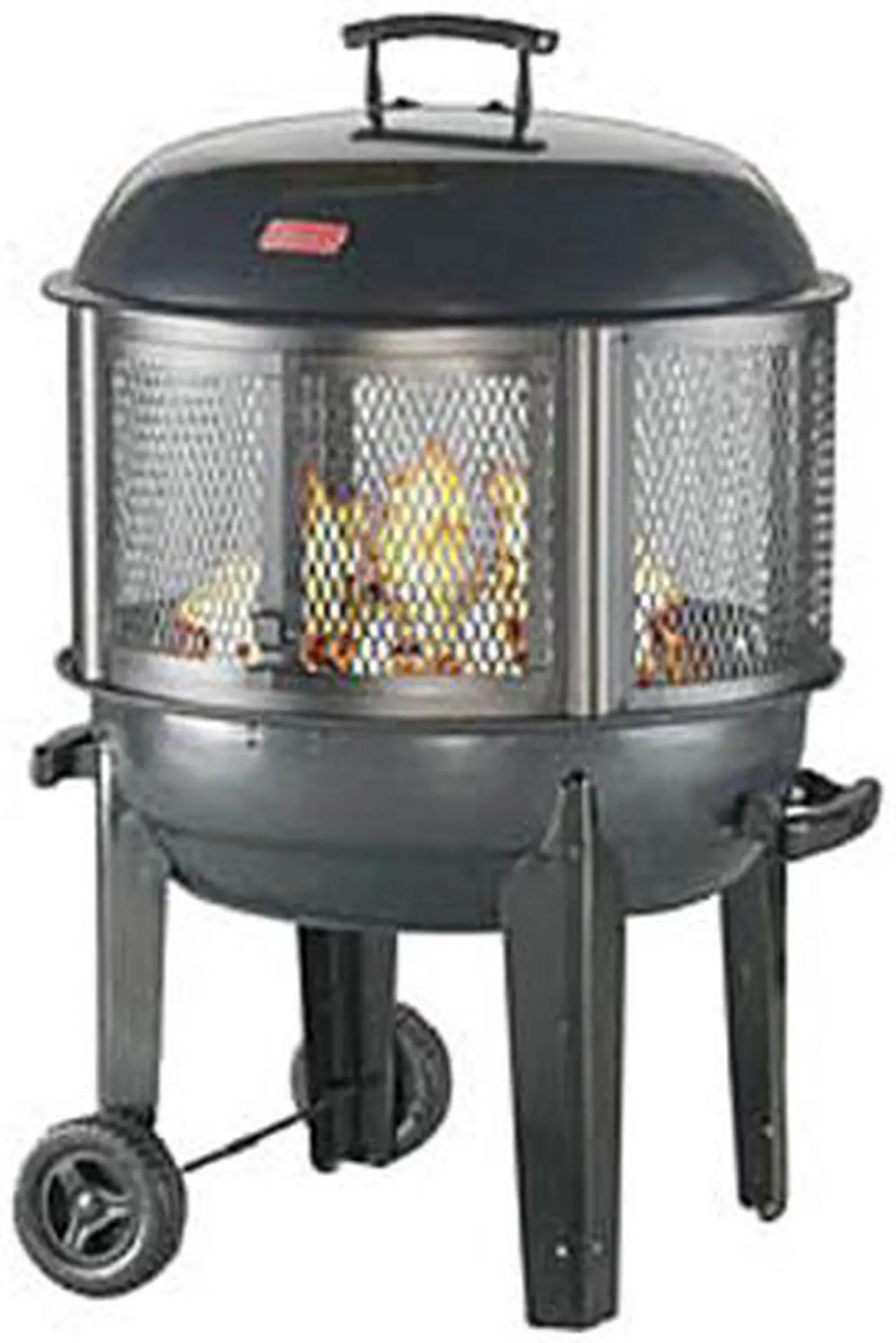 Coleman 5068-725 Patio Fireplace With Wheels and Cover - Newegg.com