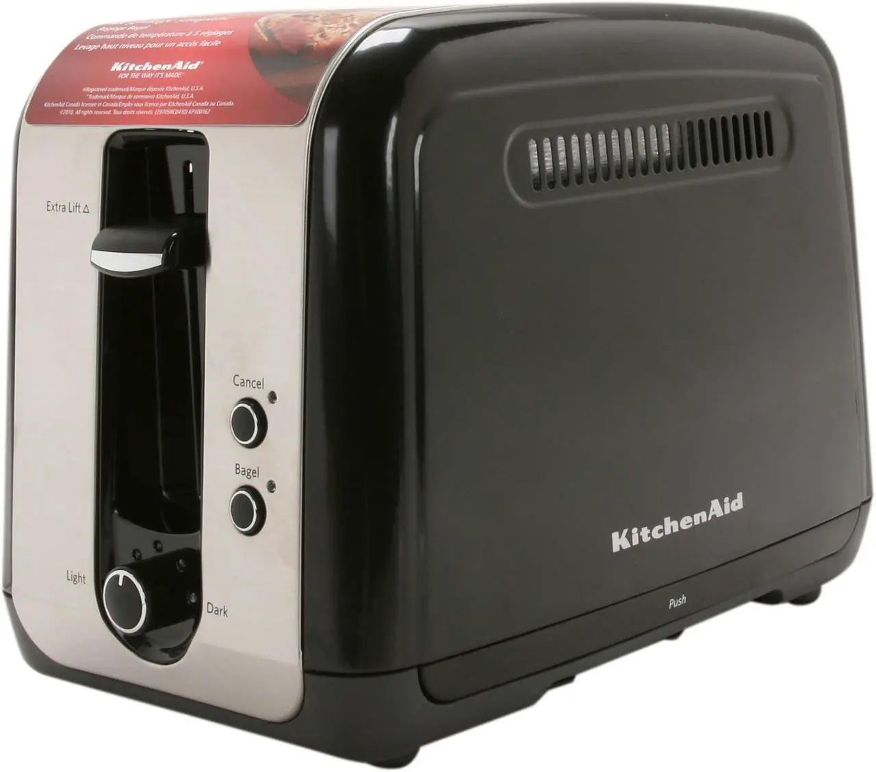 KitchenAid KMT211OB Onyx Black Manual High-Lift Lever Toaster - Newegg.ca