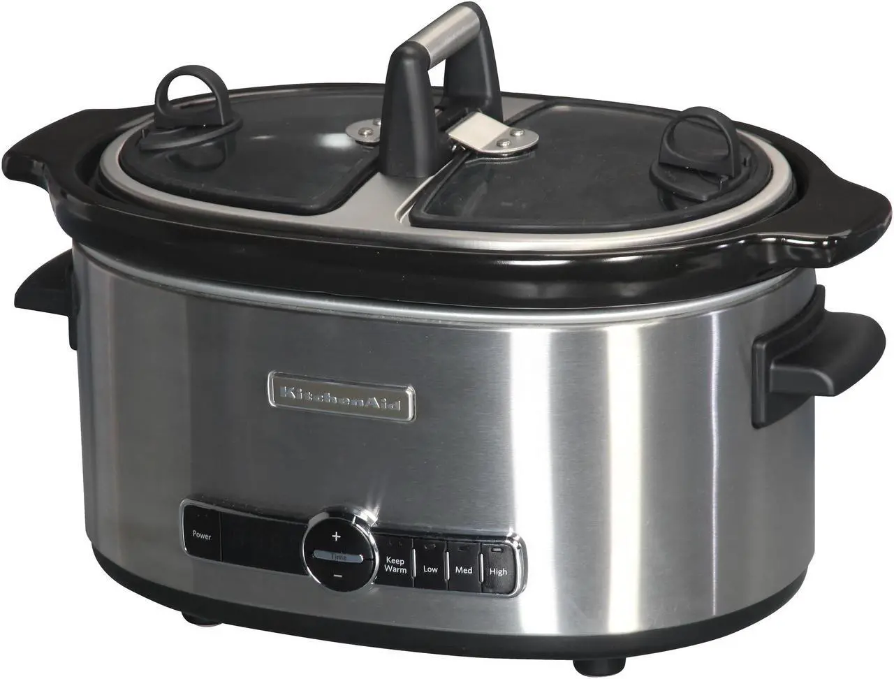 KitchenAid KSC6222SS Stainless Steel 6-Quart Slow Cooker with Easy ...