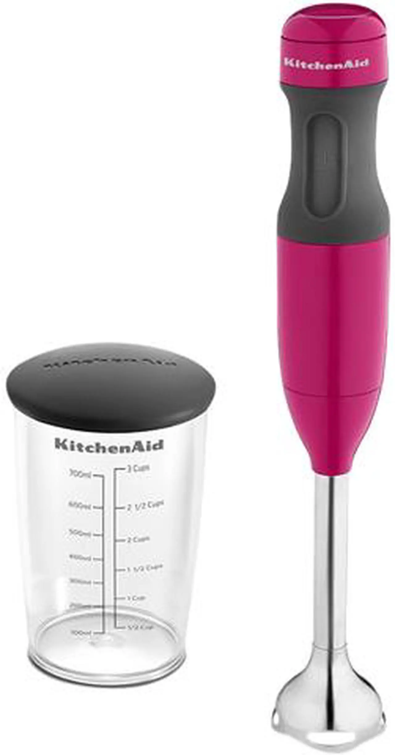 KitchenAid KHB1231CB Cranberry 2-Speed Hand Blender - Newegg.com