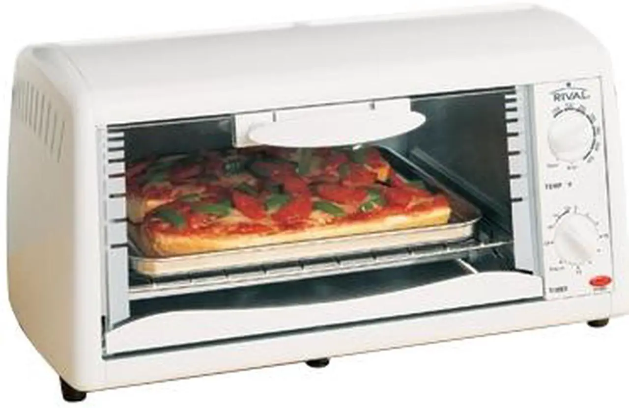 RIVAL TO450 White 4 Slice Toaster Ovens - Newegg.com