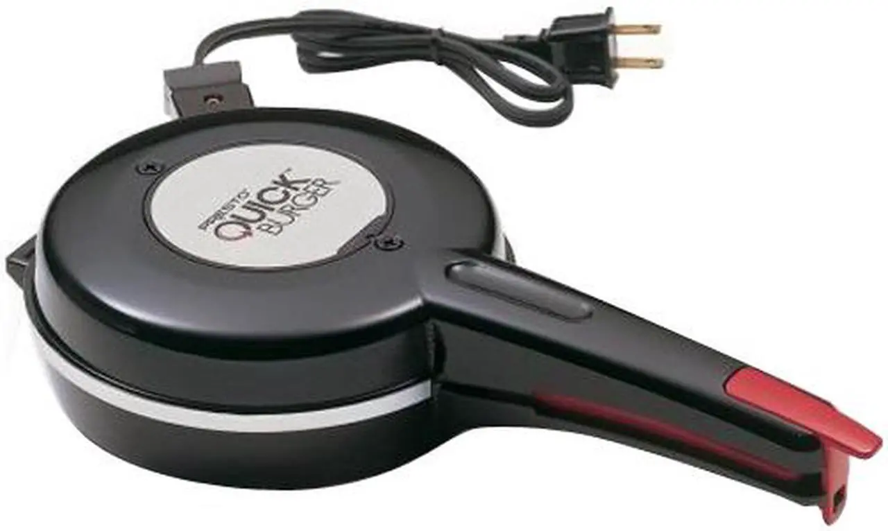 PRESTO 05511 Black QuickBurger Electric Hamburger Cooker - Newegg.com