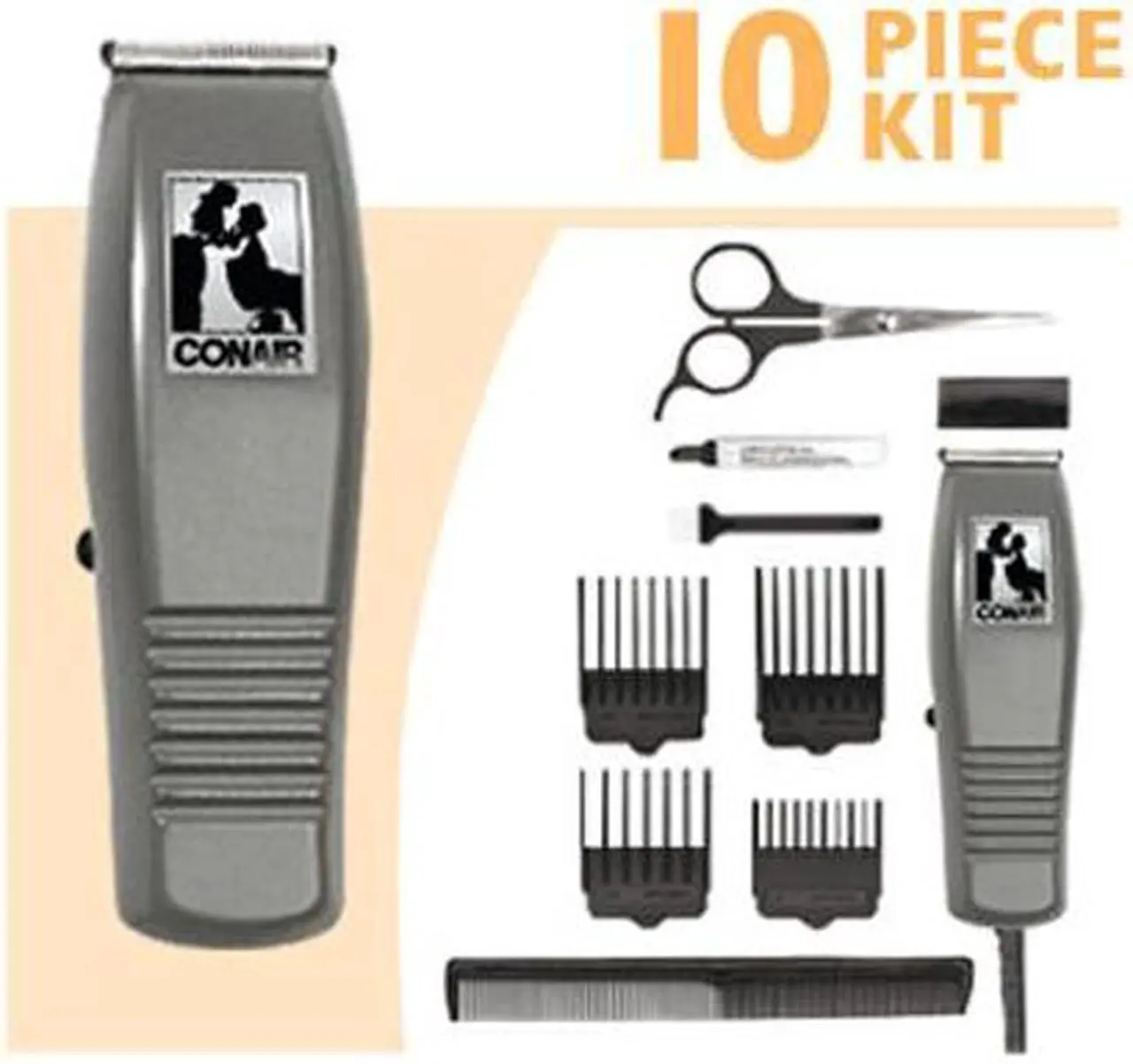 CONAIR HC90GB Simple Cut 10 Piece Basic Haircut Kit - Newegg.com
