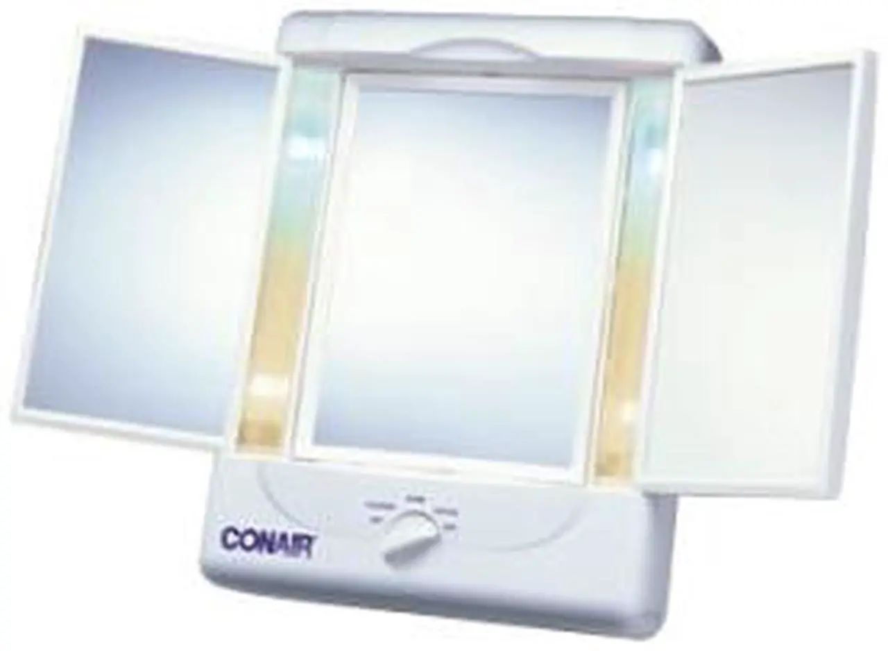 CONAIR TM7LX Illumina Collection Two Sided Lighted Make-Up Mirror With ...