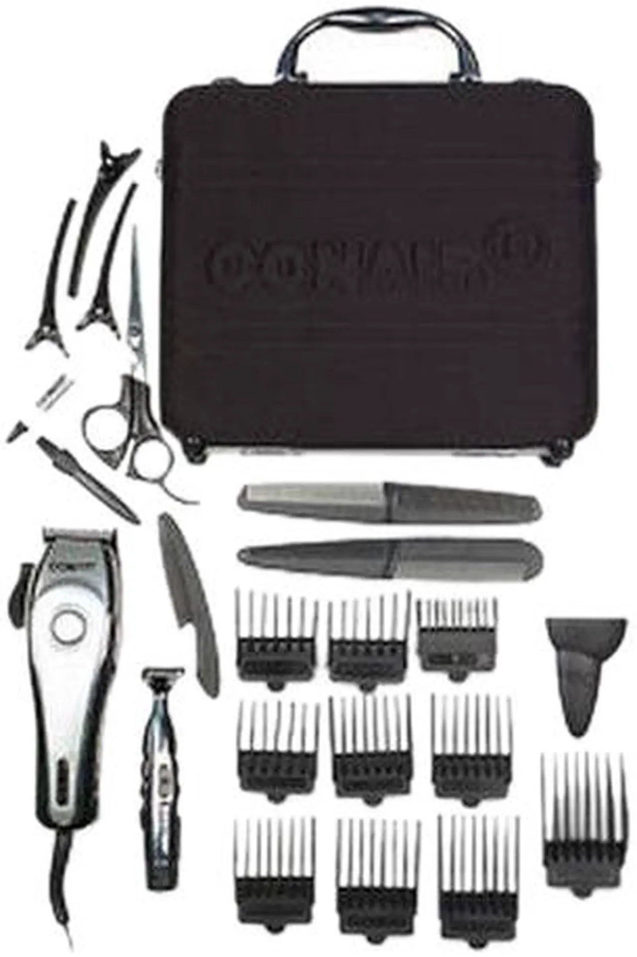 CONAIR HCT426GB Combo Cut 26-Piece Premium Chrome Clipper and Trimmer ...