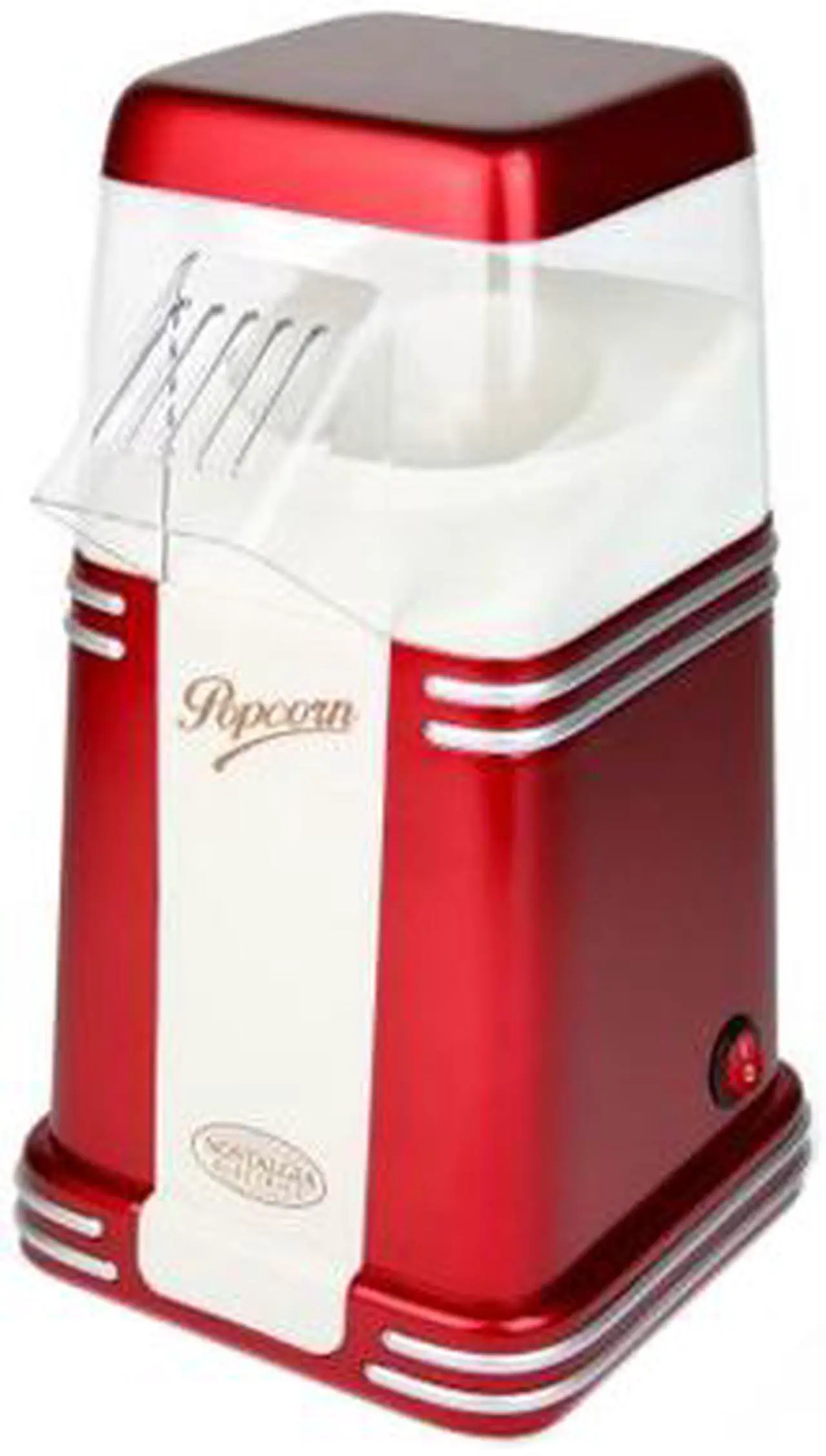 Red Nostalgia Electrics RHP310 Retro Series Mini Hot Air Popcorn Popper ...
