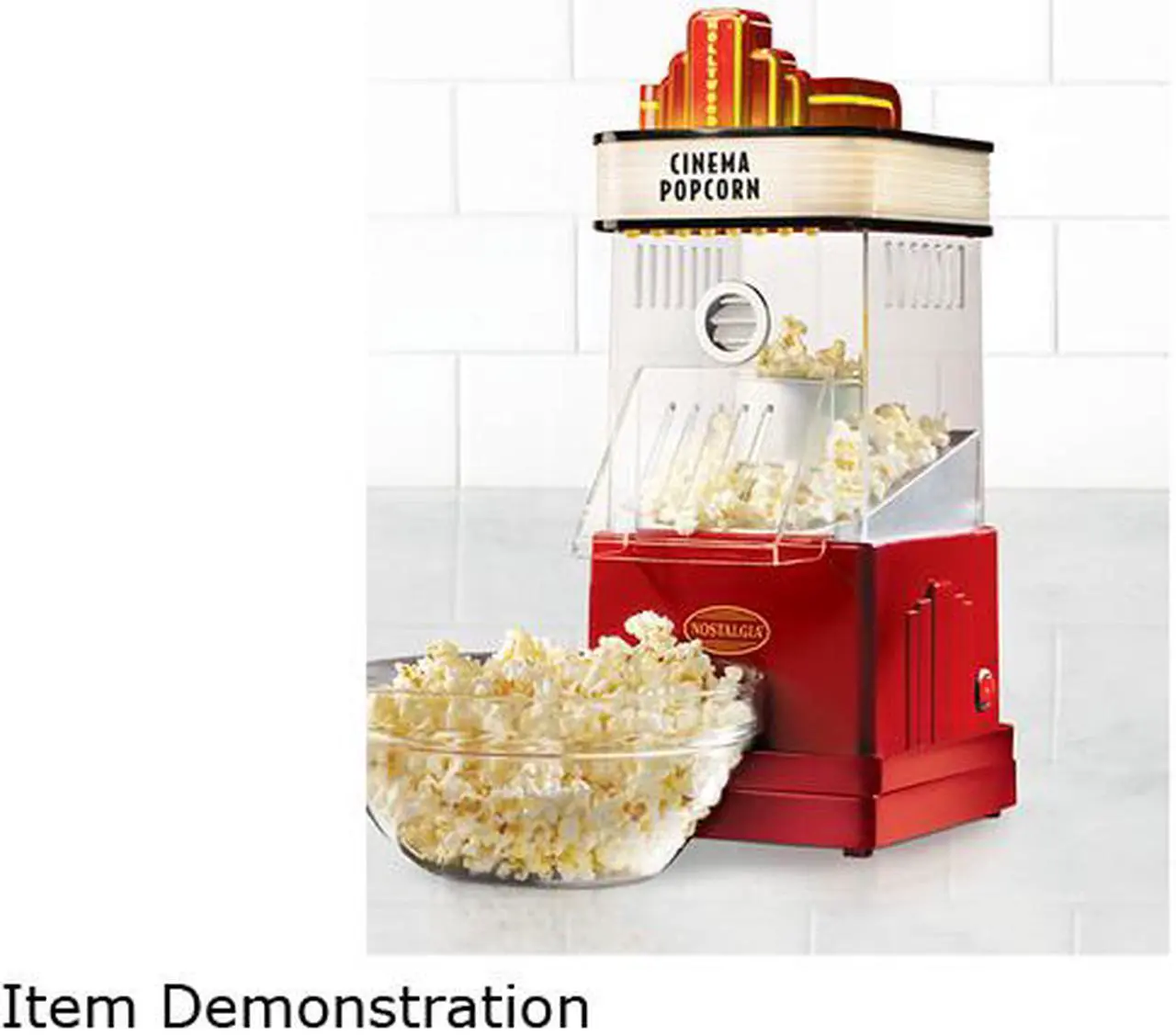 NOSTALGIA ELECTRICS HHP100 Hollywood Series Hot Air Popcorn Popper ...