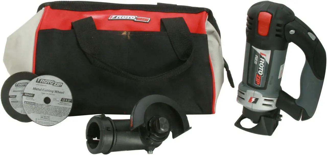 Bosch RotoZip RZ10 Pro Spiral Saw Tool Kit w/ Zipmate Attachment ...