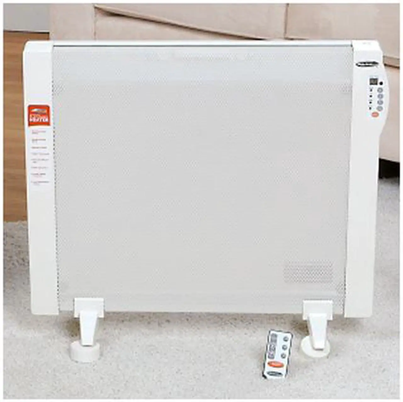 Soleus Air HGW-308R-W Wall Mounted Micathermic Heater with Remote ...