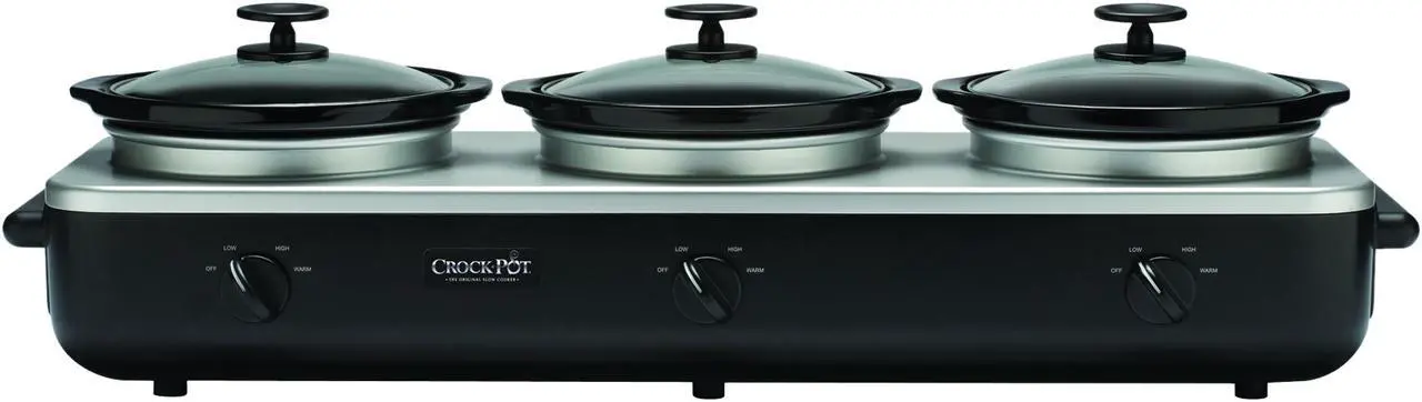 CROCK-POT SCRBC750-BS Stainless Steel Trio Cook & Serve - Newegg.com
