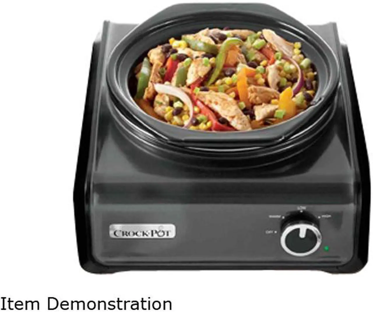 CROCK-POT SCCPMD2-CH Metallic Charcoal Hook Up Connectable Entertaining ...