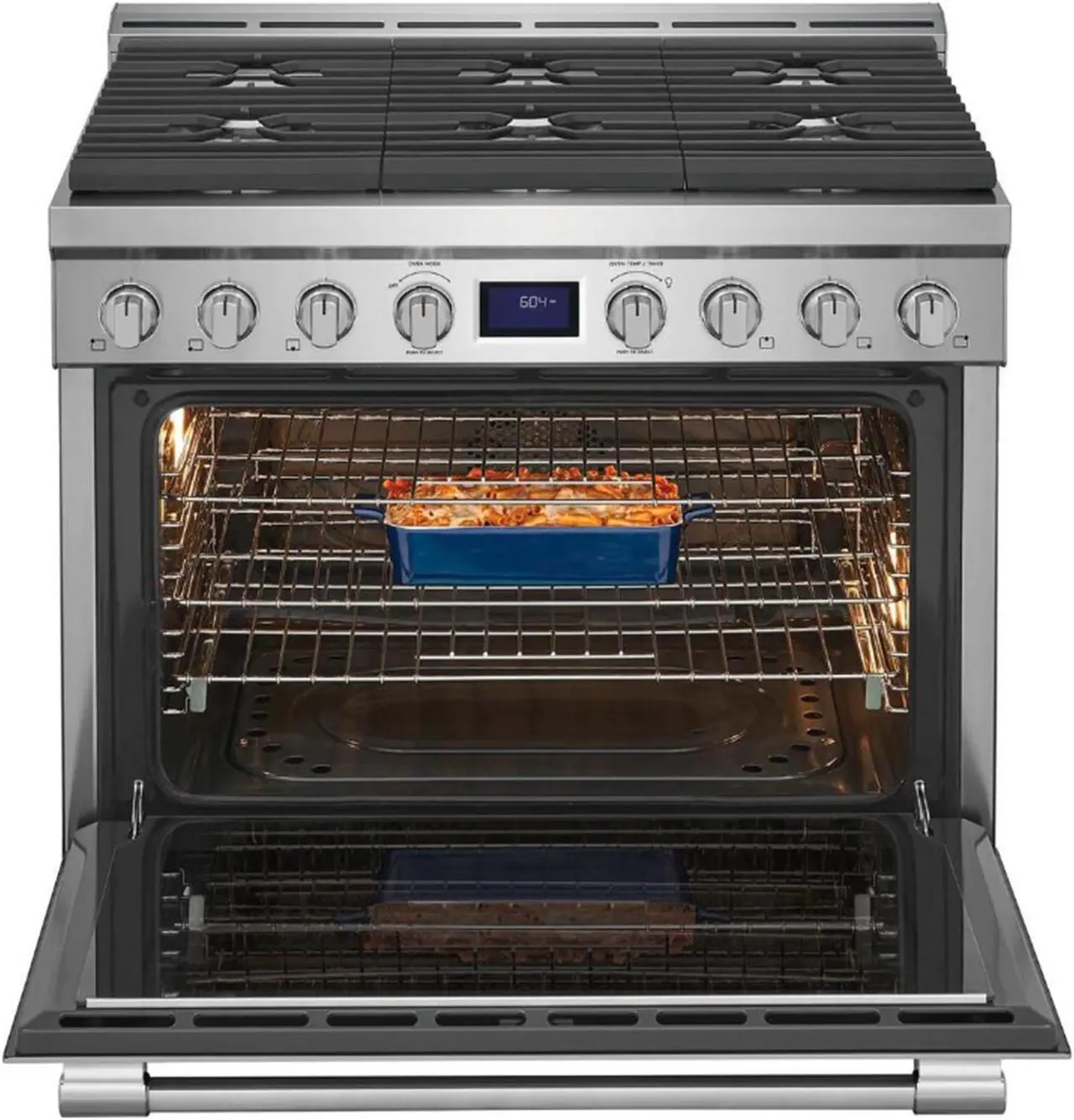 Frigidaire Professional 36'' Front Control Freestanding Gas Range ...