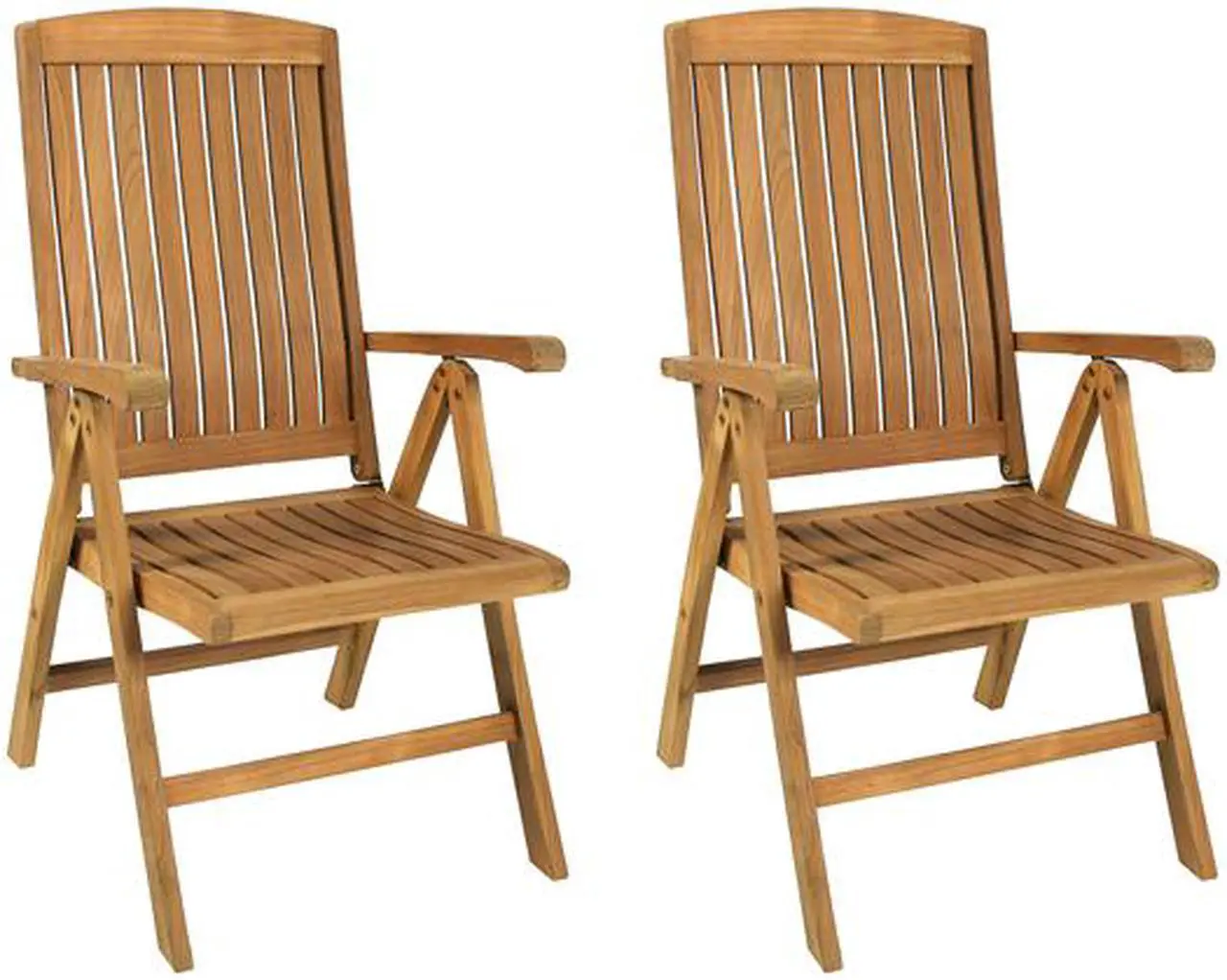 Teak Ivena 5 Position 2 Piece Chair - Newegg.com