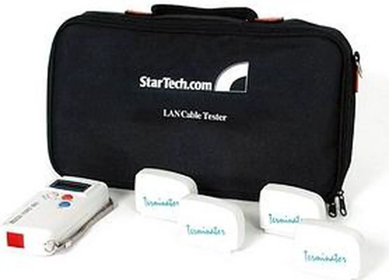 StarTech.com LANTESTPRO Professional RJ45 Network Cable Tester with 4 ...