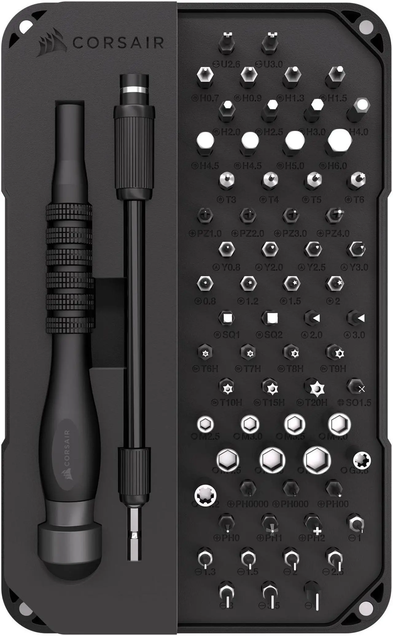 CORSAIR PC DIY Precision Toolkit - PC, Electronics Repair Kit - 65 ...