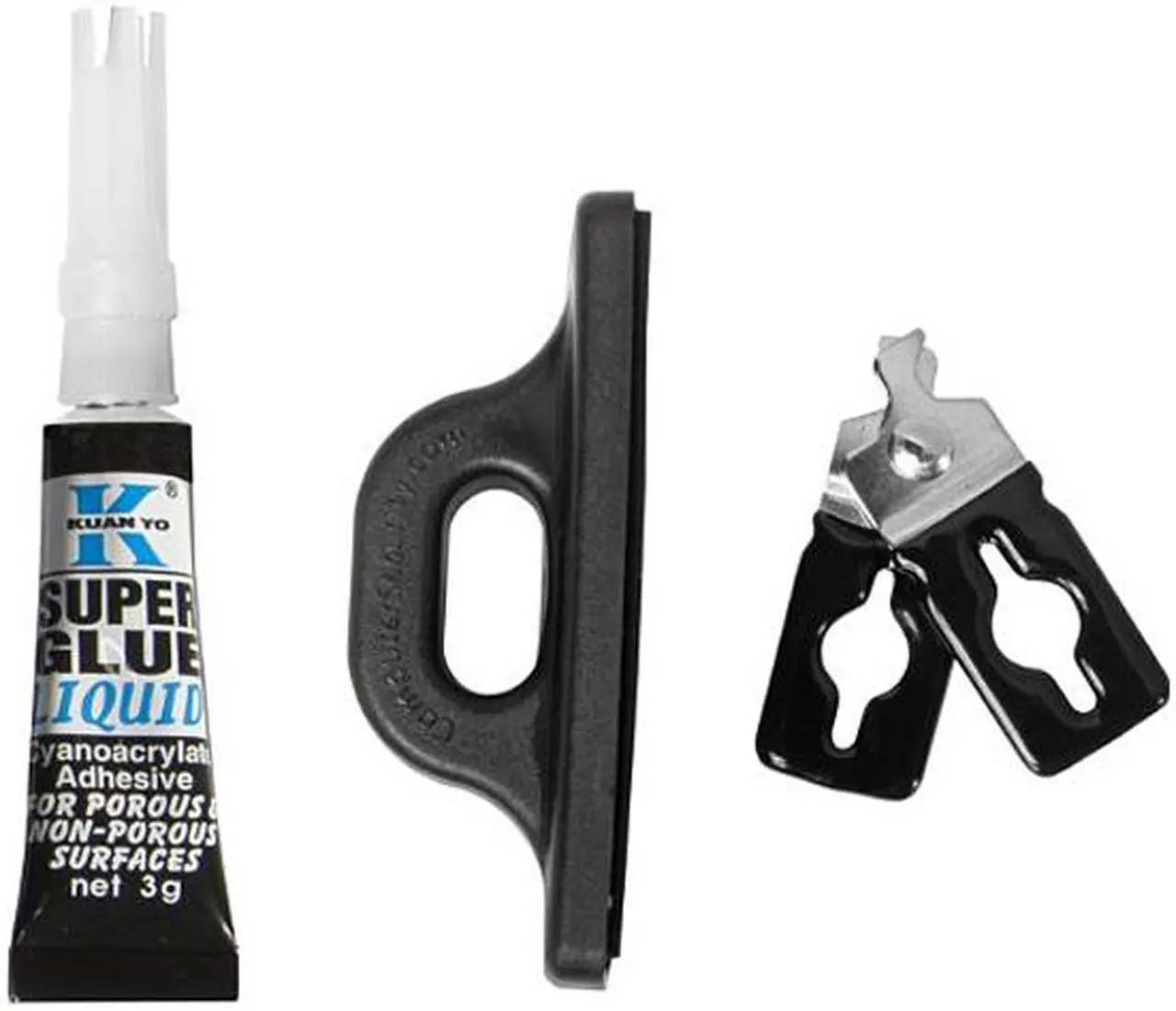 Computer Security Products CSP800755 Cable Lock Accessories, Scissor Clip and Glue-on Attachment ...