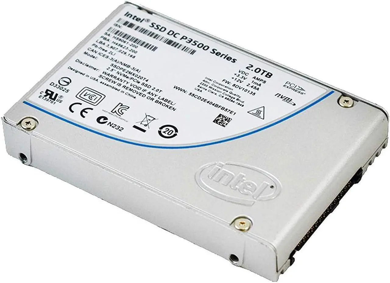 Intel DC P3500 SSDPE2MX020T401 2.5" 2TB PCI-Express 3.0 x4 MLC Solid State Drive - Newegg.com