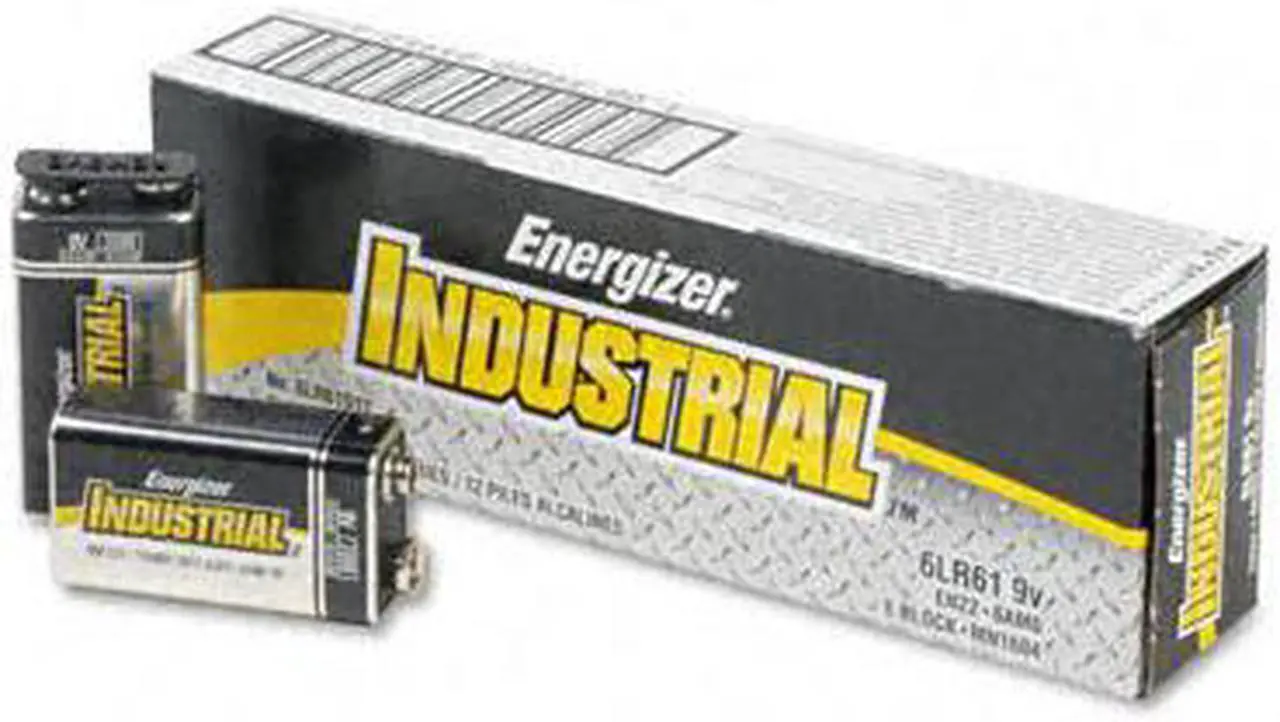 Eveready EN22 Industrial Alkaline Batteries 9V 12 Pack - Newegg.com