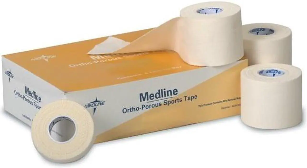 Medline Curad Ortho-porous Sports Adhesive Tapes 10 yds L x 1" W 12 Box ...