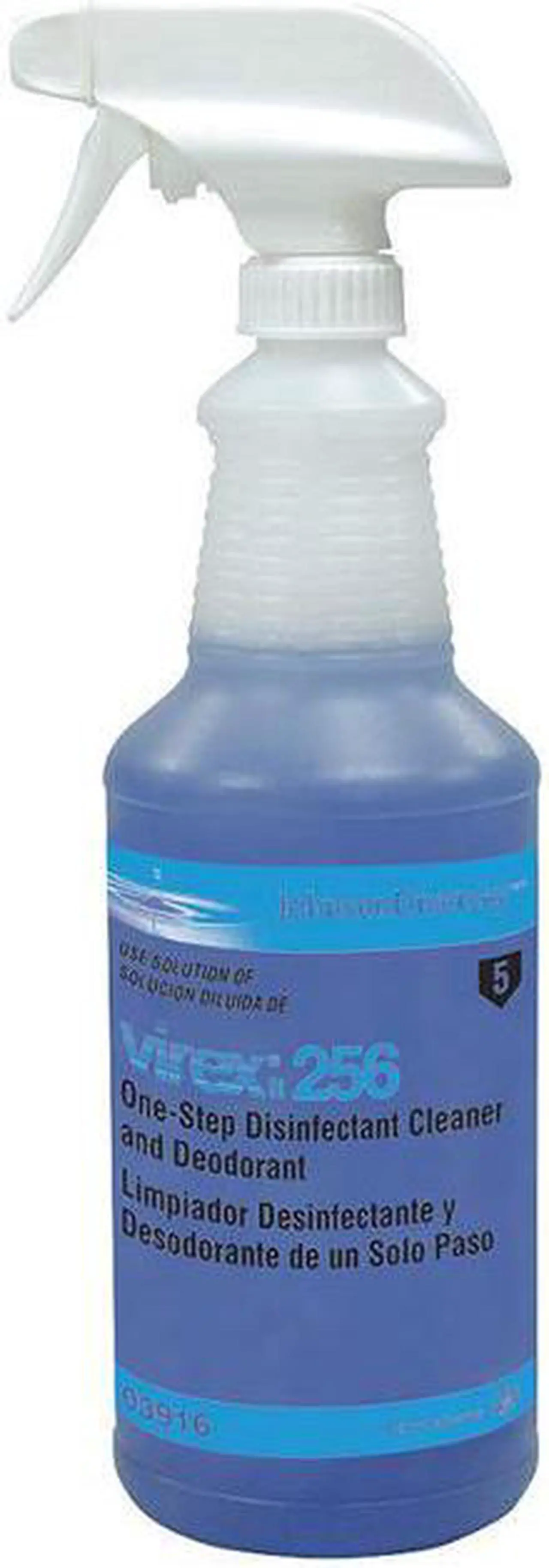 DIVERSEY D03916 32 oz. Clear, Polyethylene Preprinted Trigger Spray ...