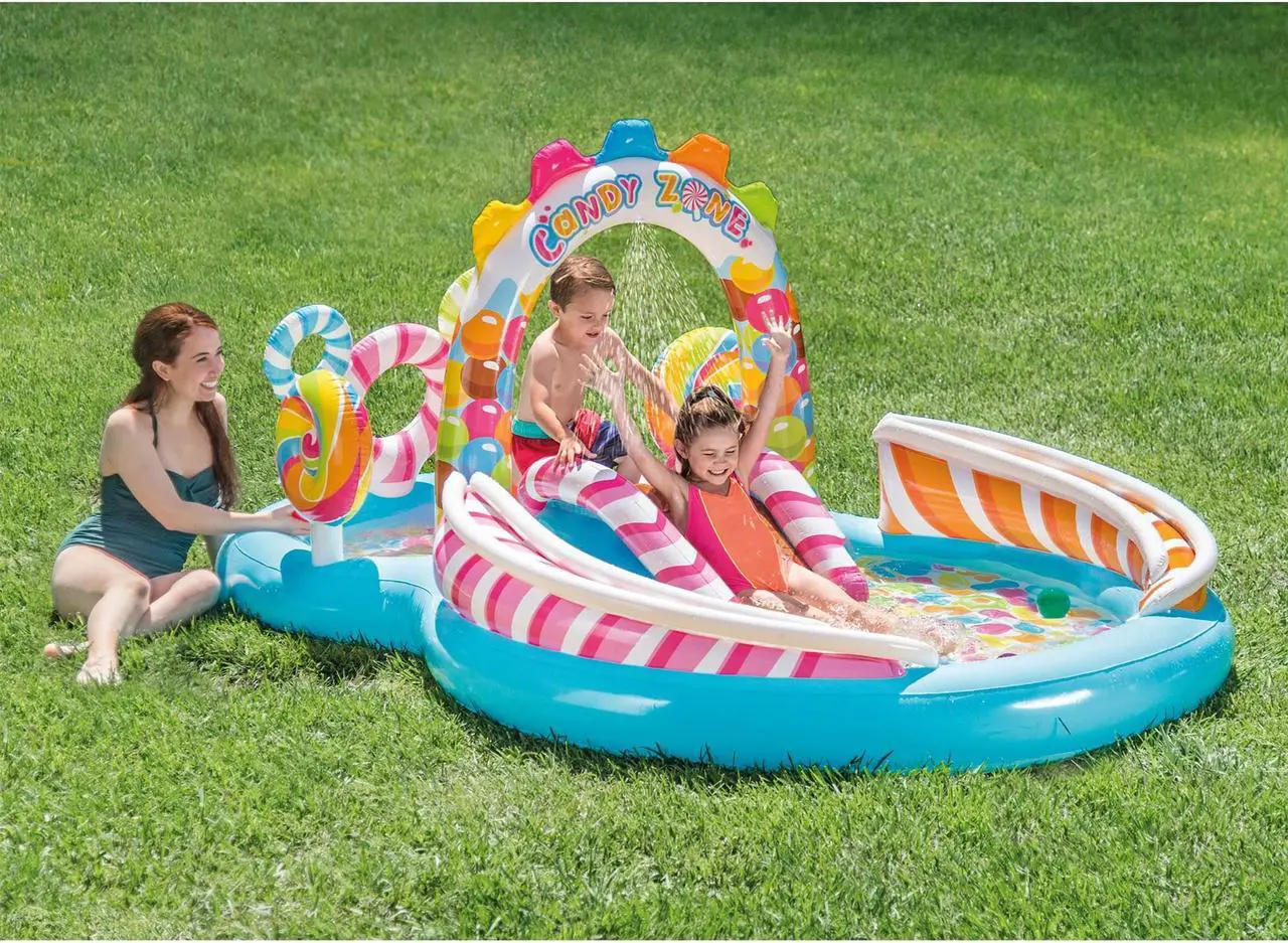 Intex Kids Inflatable Candy Zone Play Center Kids Slash Pool - Newegg.com