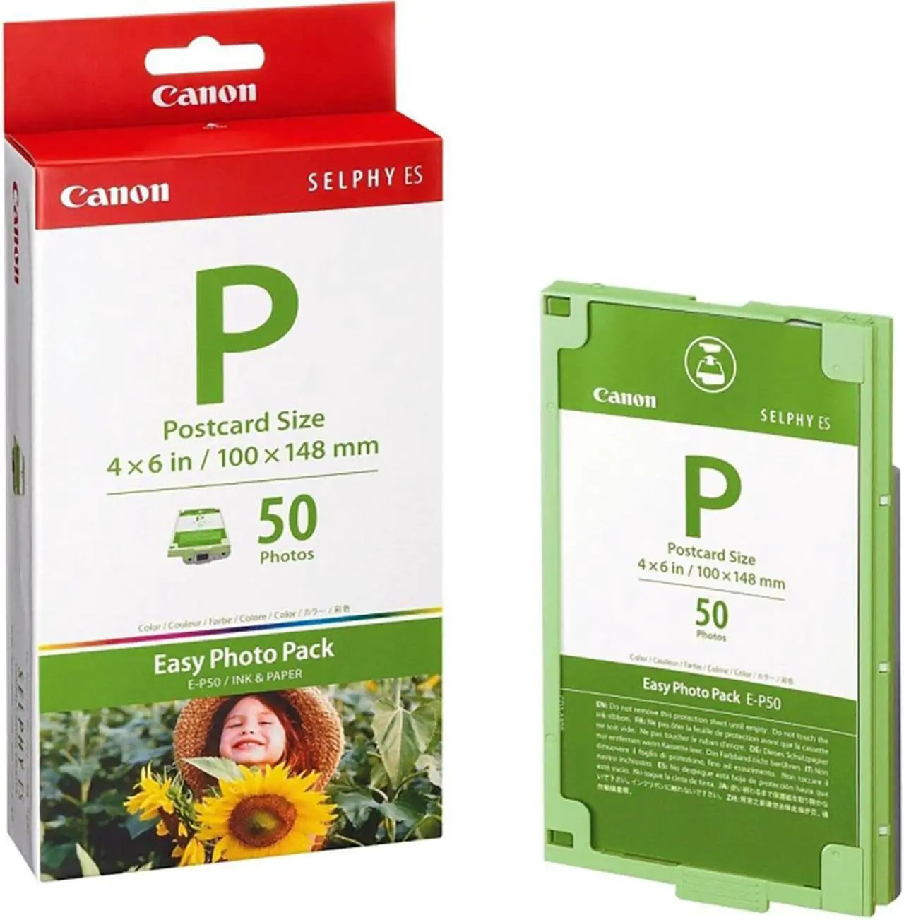 Canon E-P50 Photo Pack For Selphy ES1 Printer - Photo Paper - Newegg.com