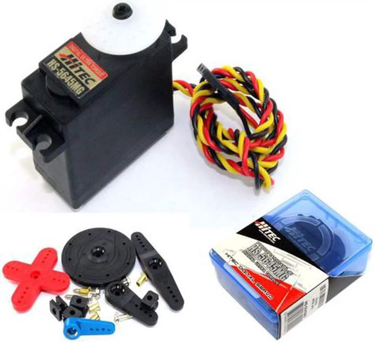 Hitec HS-5645MG High Torque Metal Gear Servo 35645S HS5645/5645MG/5645 - Newegg.com