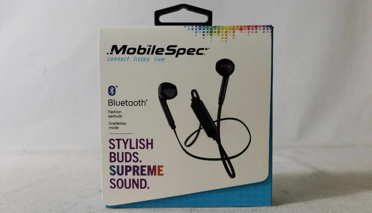 MobileSpec Fashion Bluetooth Earbuds Black Earbuds Black MBS11301 ...