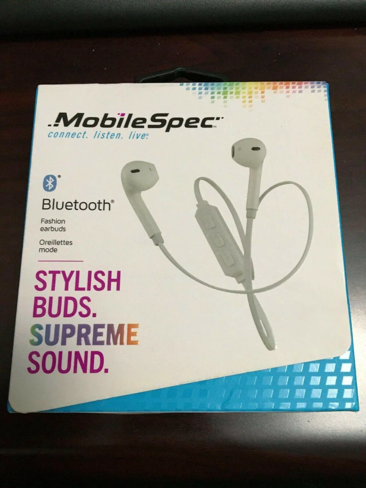 MobileSpec Fashion Bluetooth Earbuds White Earbuds White MBS11302 ...