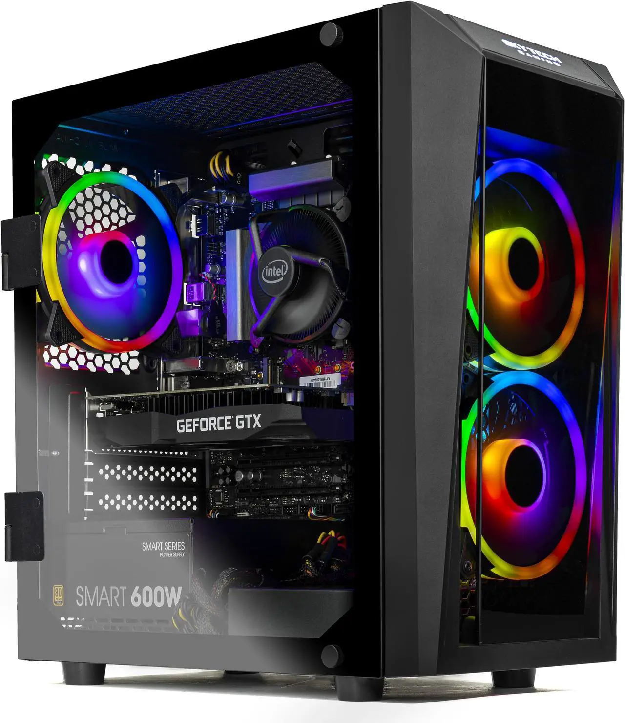 Refurbished: Skytech Blaze 2 Gaming PC Desktop - Intel i3- 10100F, GTX ...