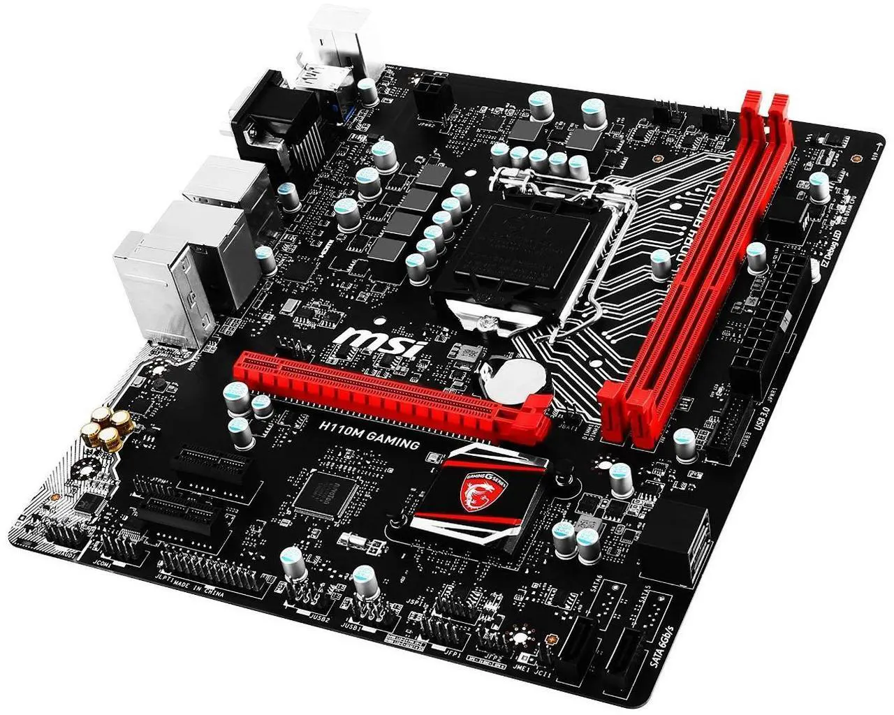 Refurbished: MSI Gaming Intel Skylake H110 LGA 1151 DDR4 USB 3.1 Micro ...