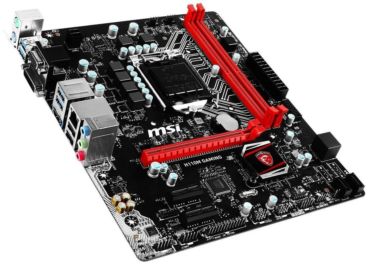 Refurbished: MSI Gaming Intel Skylake H110 LGA 1151 DDR4 USB 3.1 Micro ...