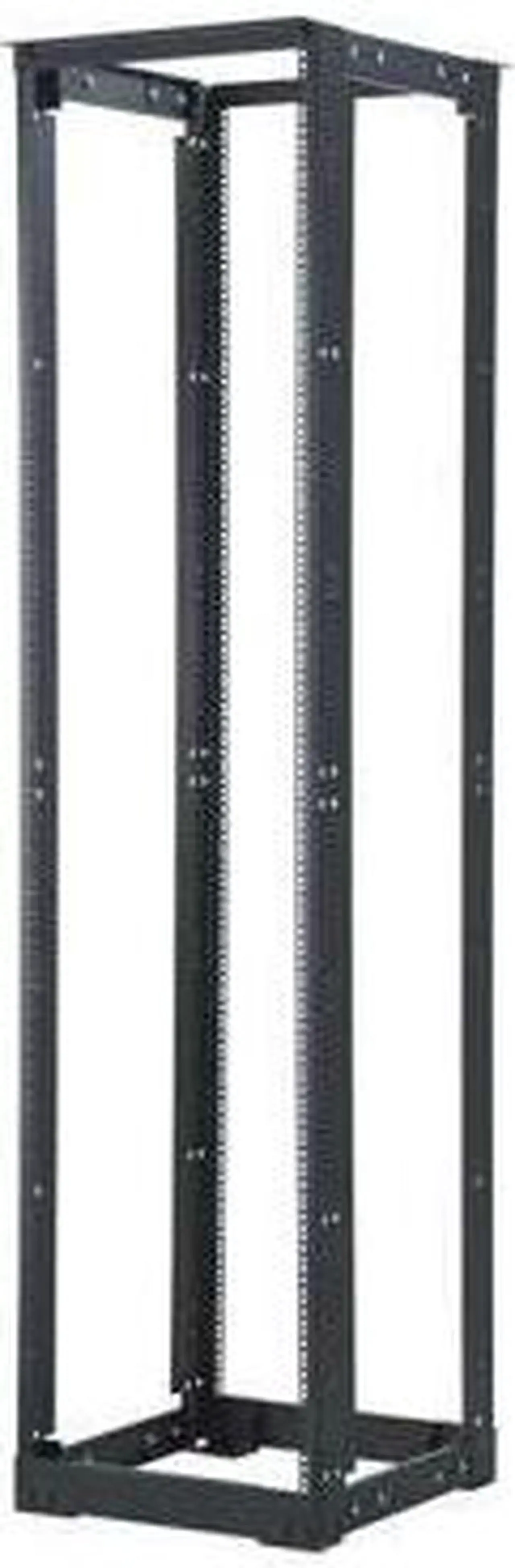 C2G 45U 4-Post Adjustable Open Frame Rack with M6 Rails - 21-32in Depth ...