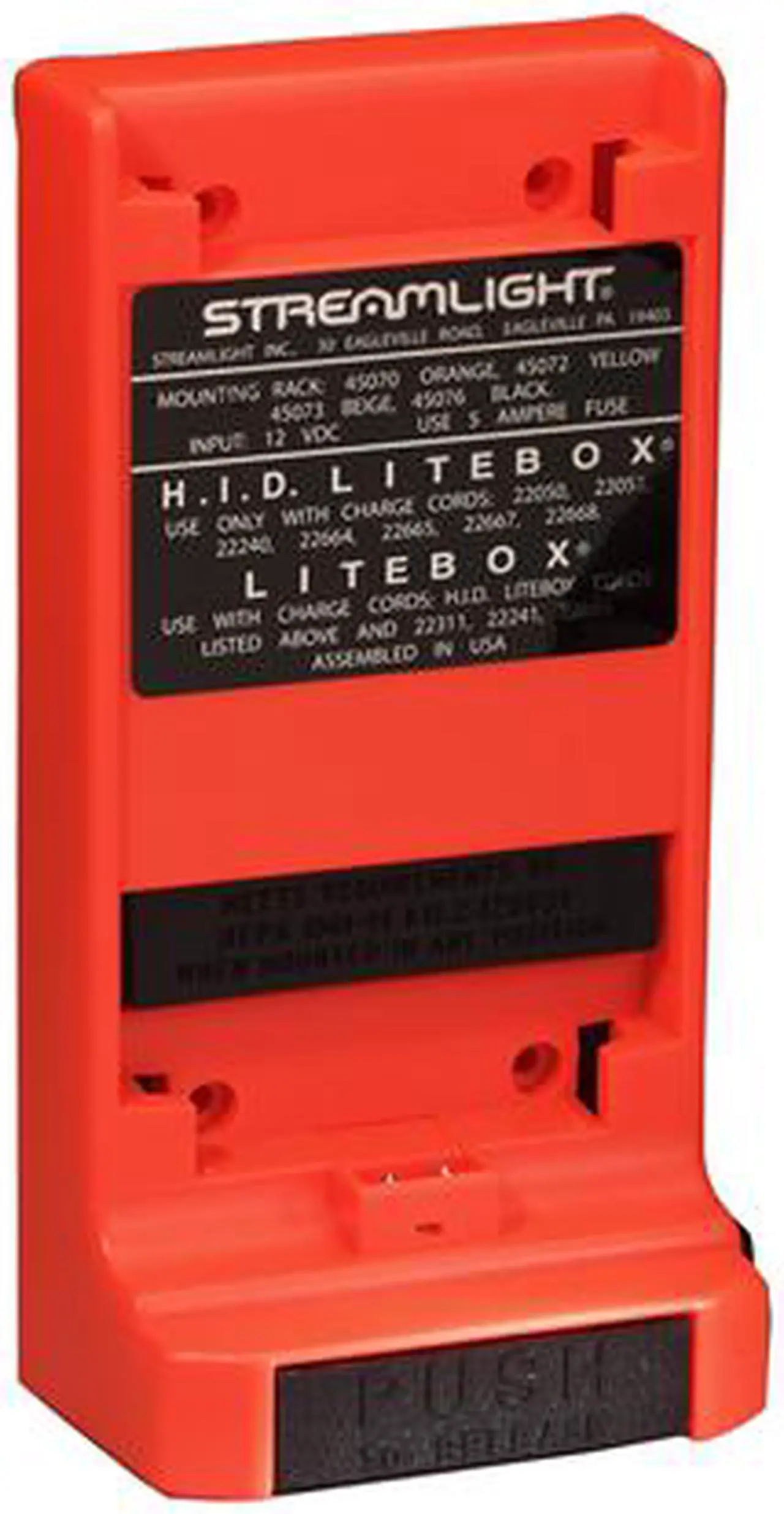 STREAMLIGHT PARTS Vehicle Mounting Rack for LiteBox/FireBox Series, HID ...