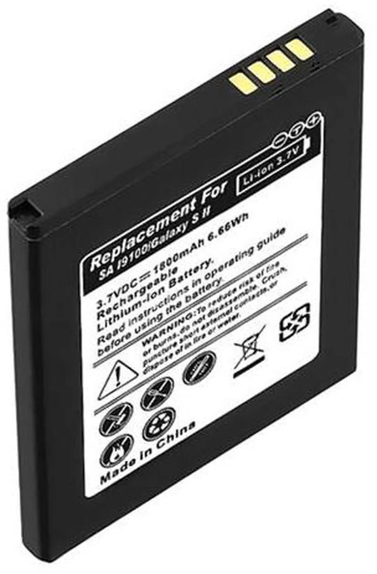 2x Accessory 1800mAh High Li-Lon Battery compatible with Samsung© GALAXY S2 Attain i777 AT&T ...