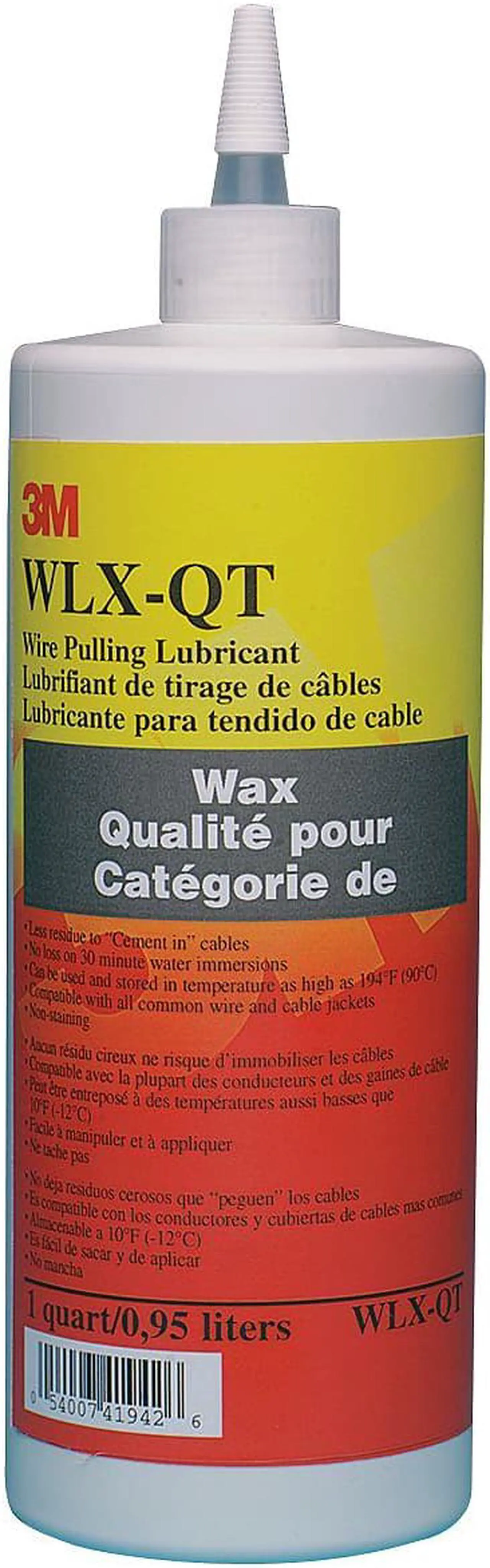 3M WLX-QT Wire Pulling Lube, 1Qt, 71, 000 cps - Newegg.com